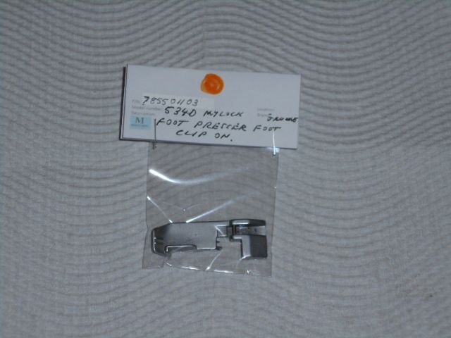785501103 Presser foot clip on Janome 534D Overlocker – Maxisew Data EZI