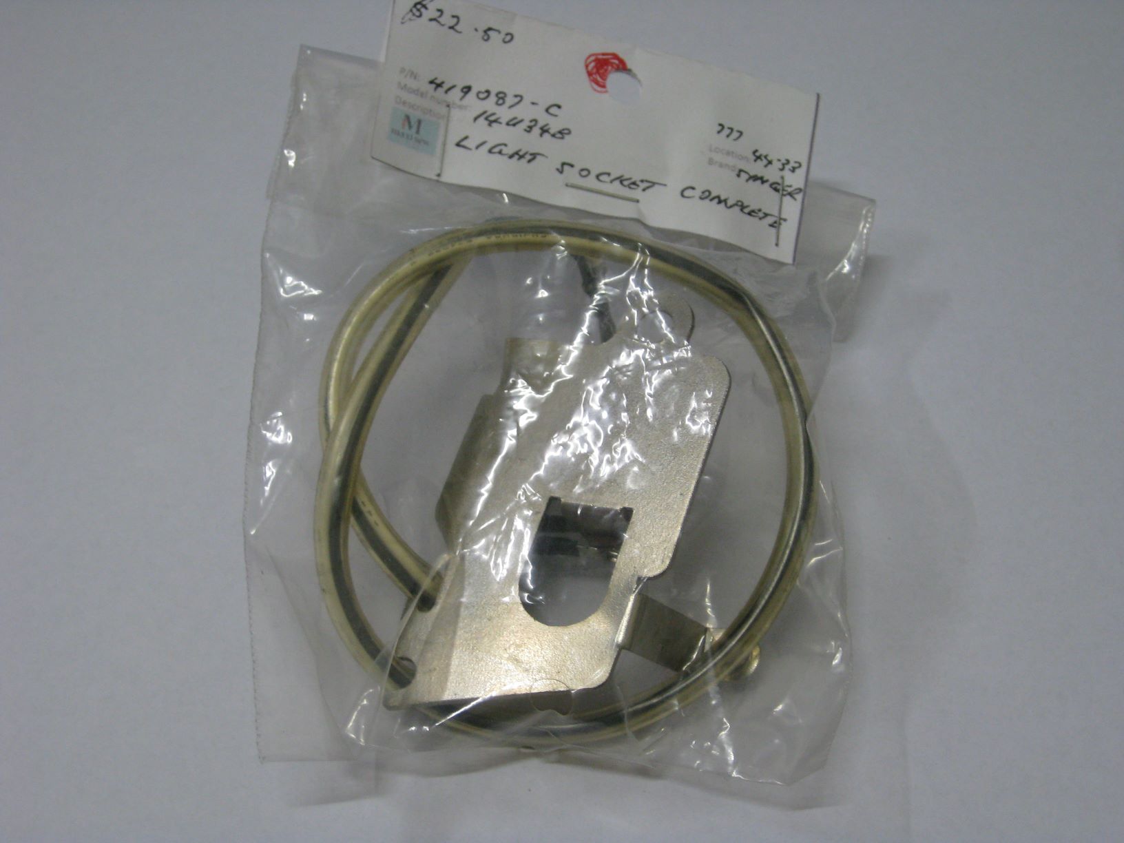 419087-C light socket complete. singer 14U34B serger machine. – Maxisew ...