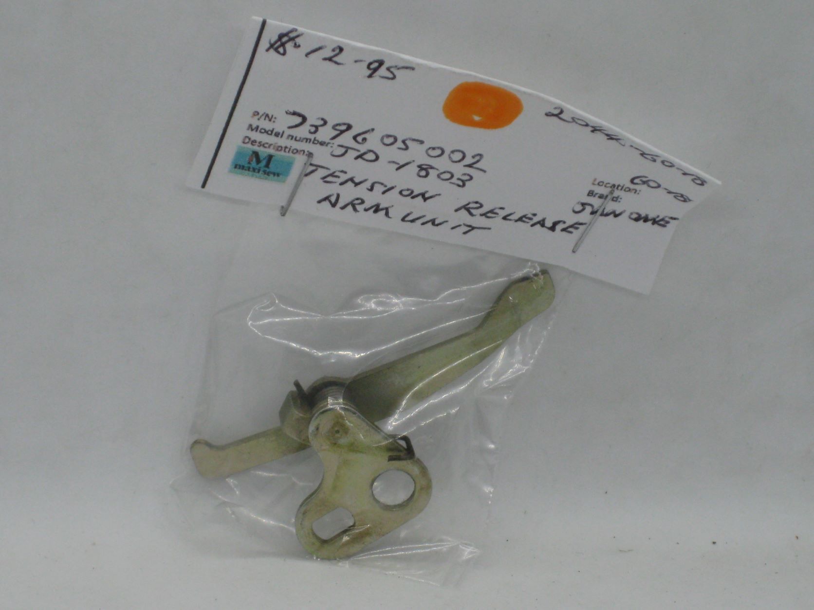 739605002 tension release arm unit. Janome JD-1803 – Maxisew Data EZI