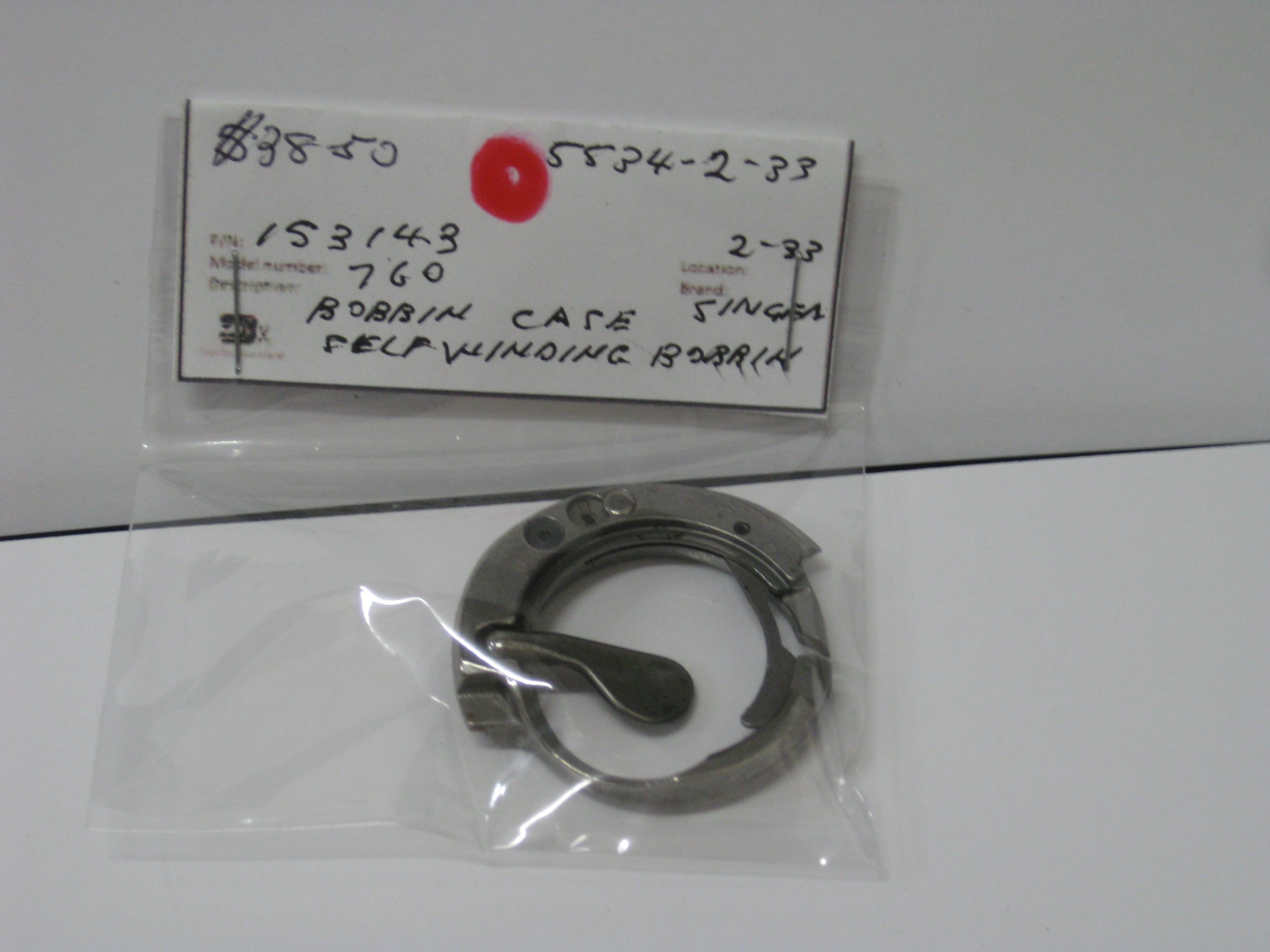 153143 used self-winding bobbin case. Singer 760 sewing machine ...