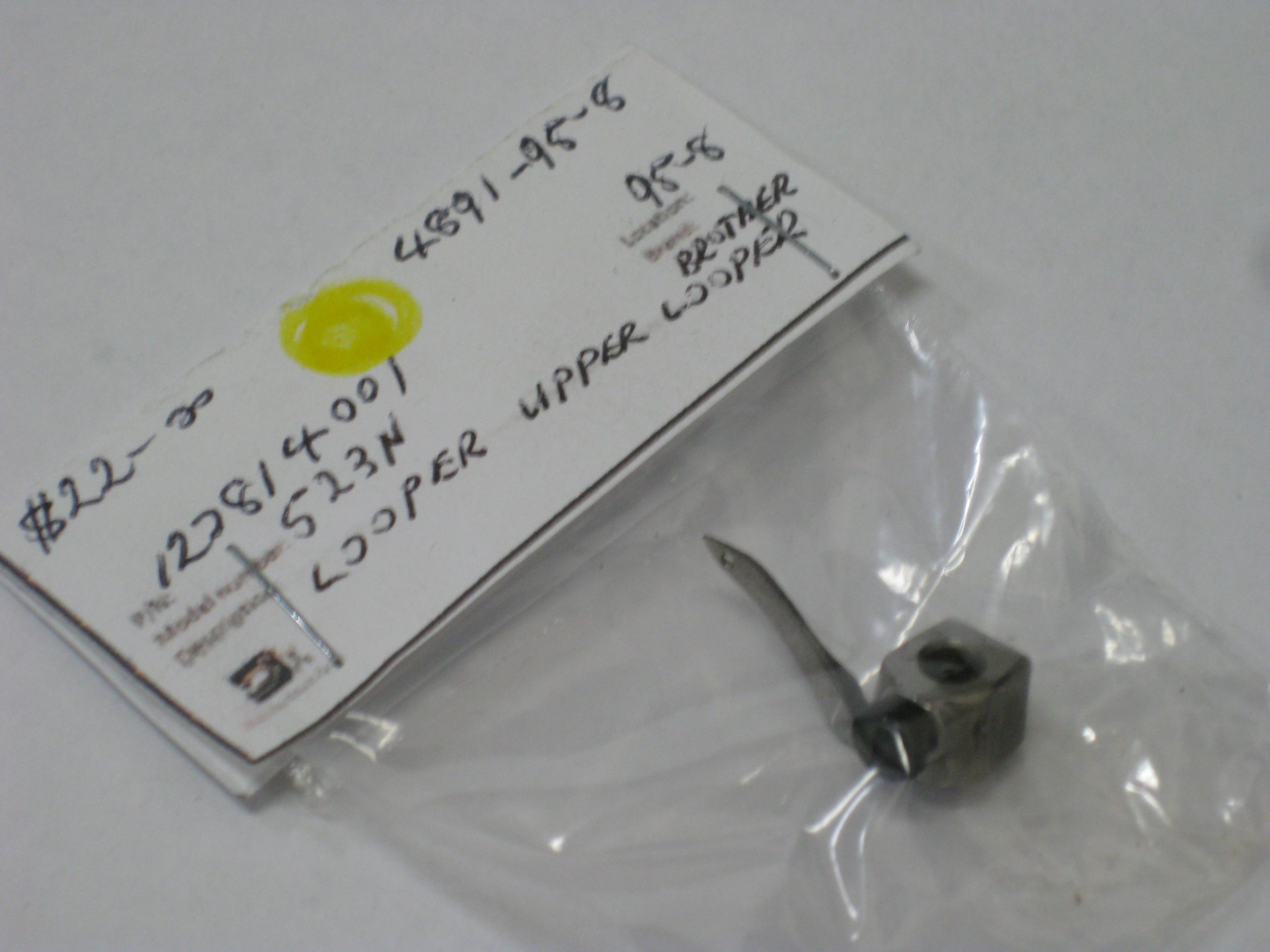 127814001 used upper looper. Brother 523N overlocker. – Maxisew Data EZI