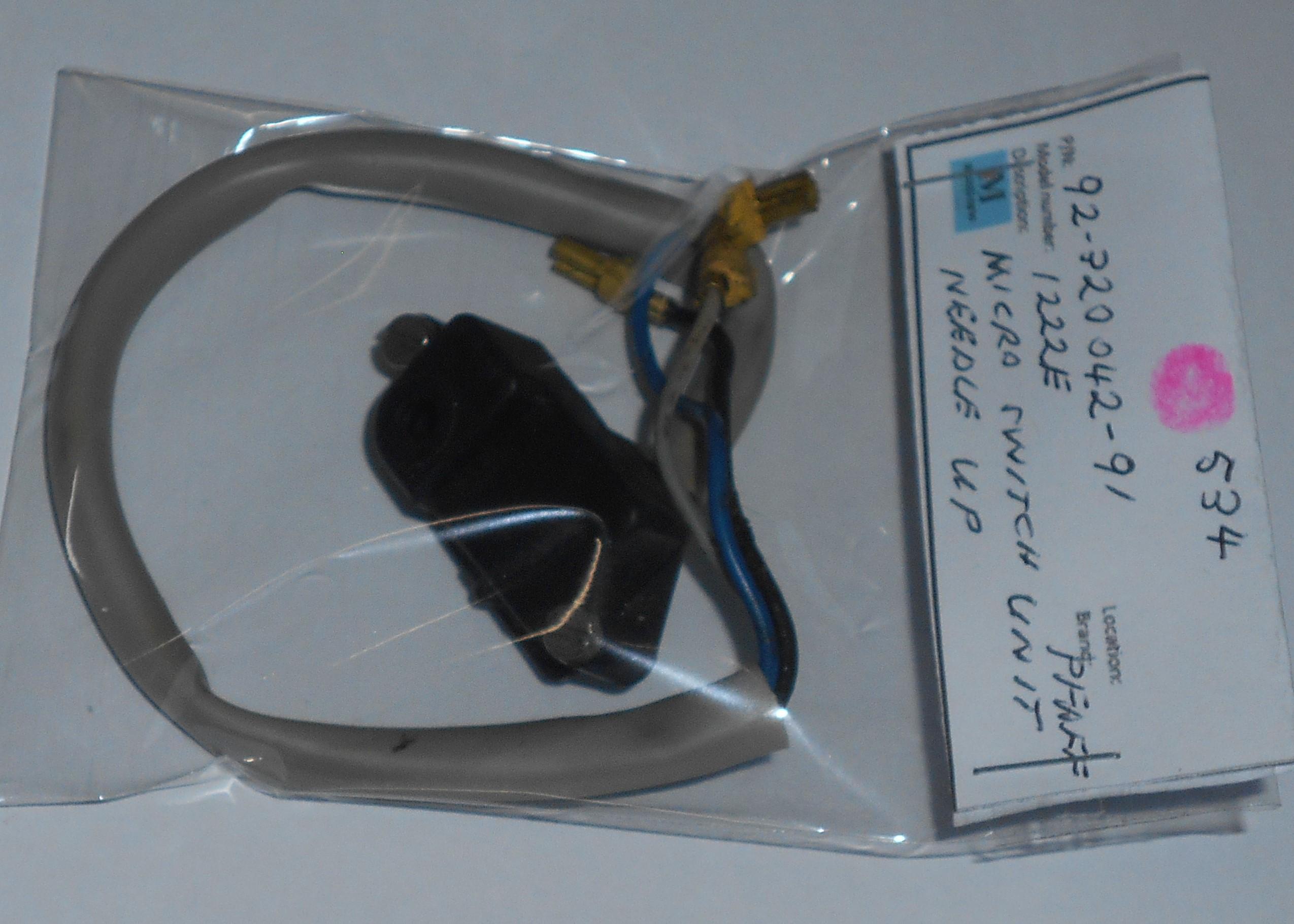 92-320-042-91 Micro switch unit Pfaff 1222E – Maxisew Data EZI