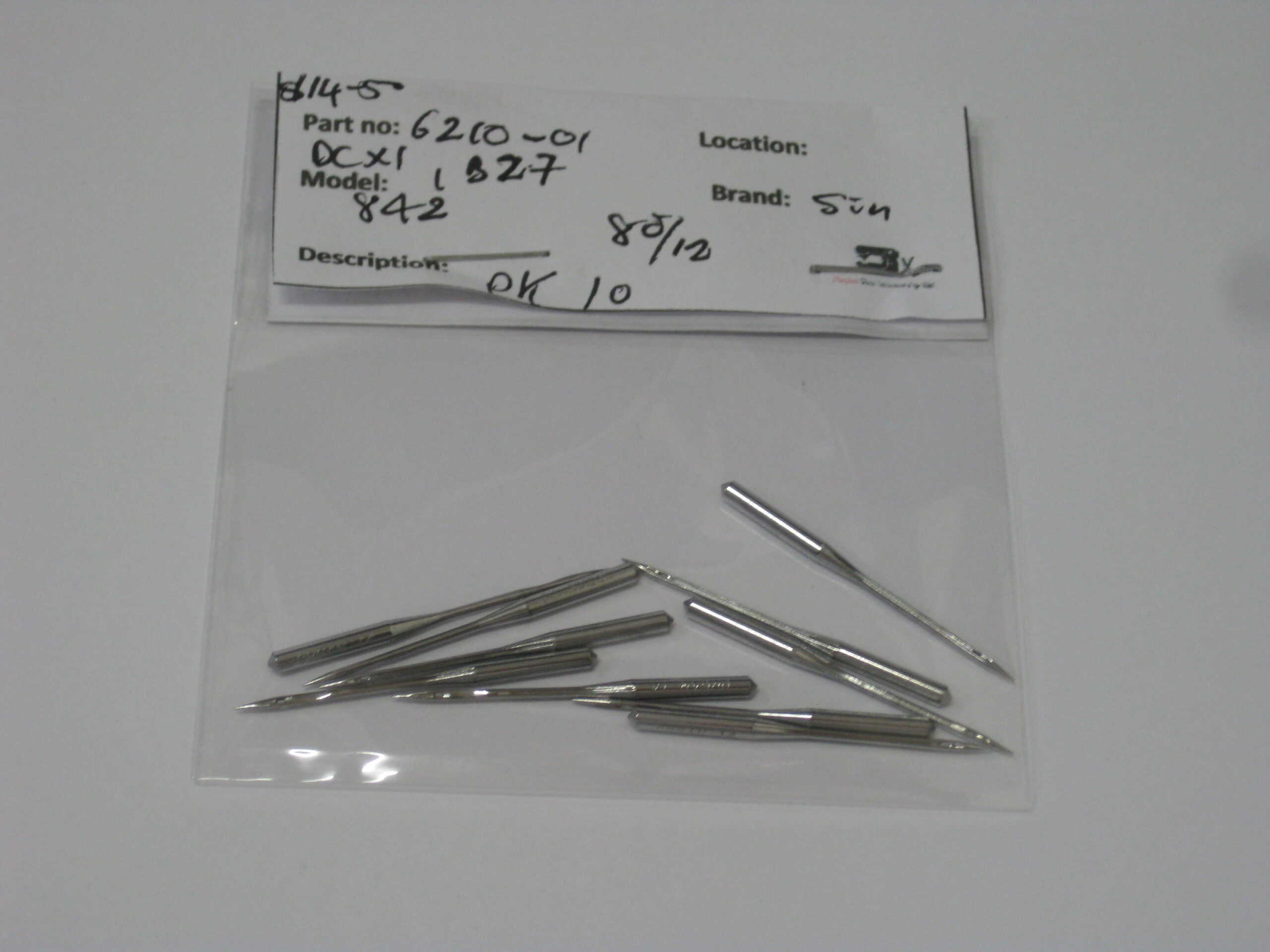 6210-01 or B27 needle size 80/12 pack of 10. Singer overlocker ...
