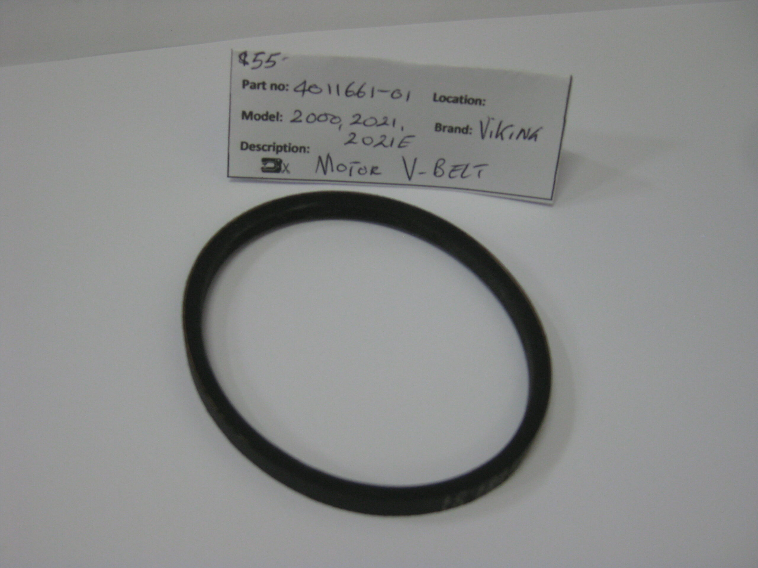 4011661-01 motor V-belt. Viking 2000, 2021 and 2021E sewing machine ...