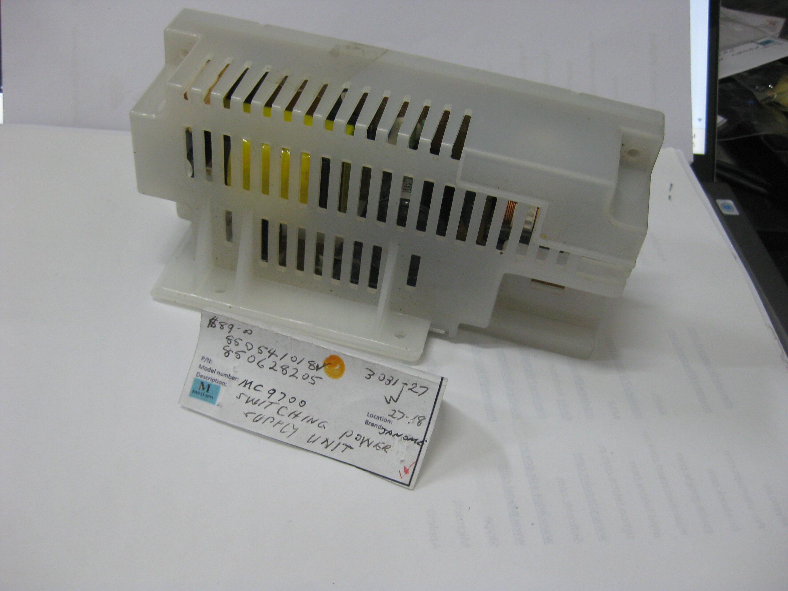 850628205 or 850541018 switching power supply unit. Janome MC9700 ...